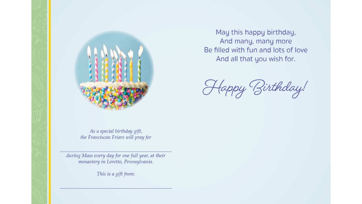Child's Birthday Card